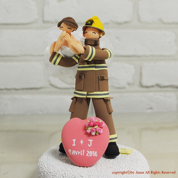 Fireman Cake Topper Fireman Sam Cake Topper Decoration Round Circle