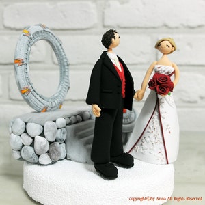 Star Gate Custom Wedding Cake Topper Decoration Keepsake - Etsy