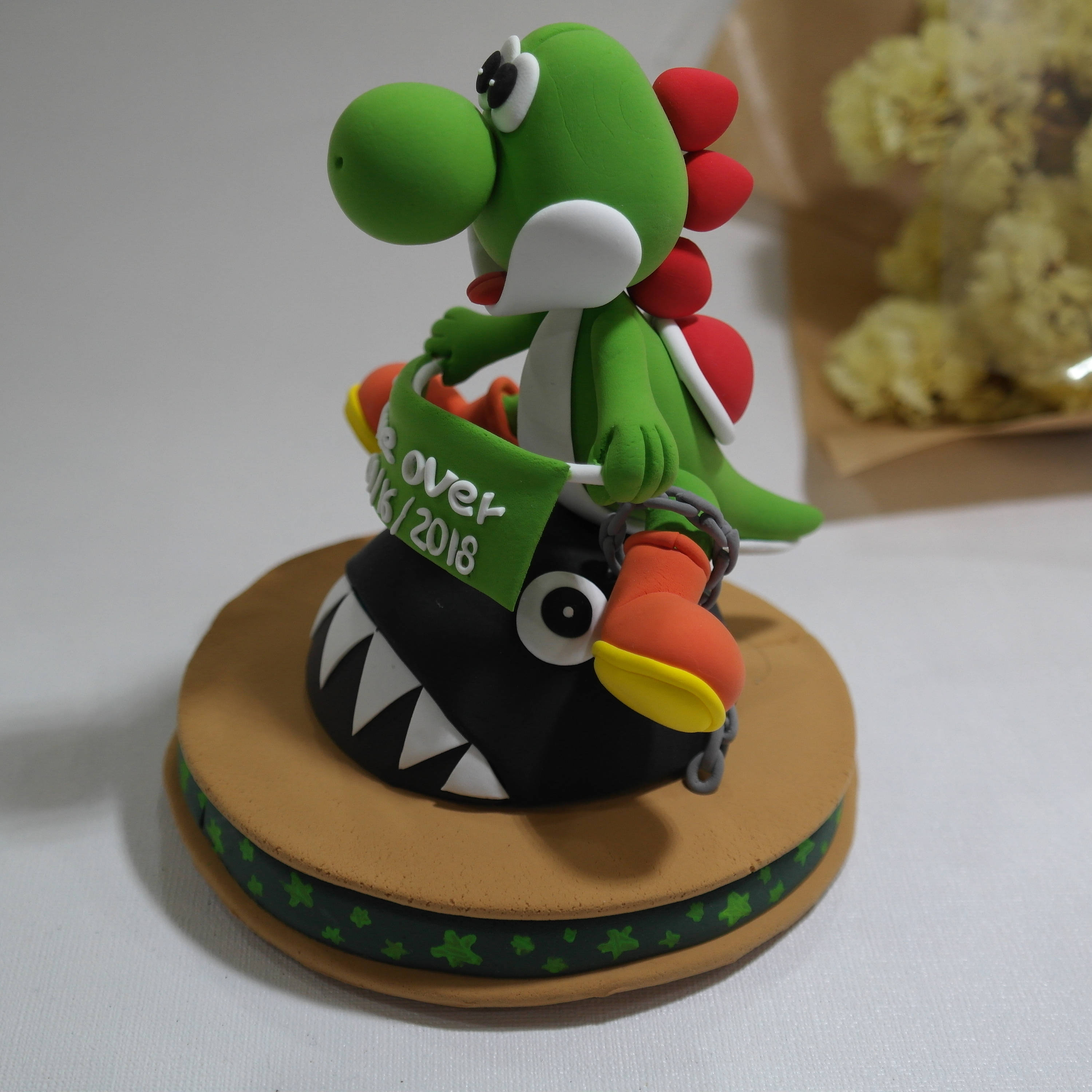Super Mario Yoshi Groom Wedding Cake Topper - Etsy