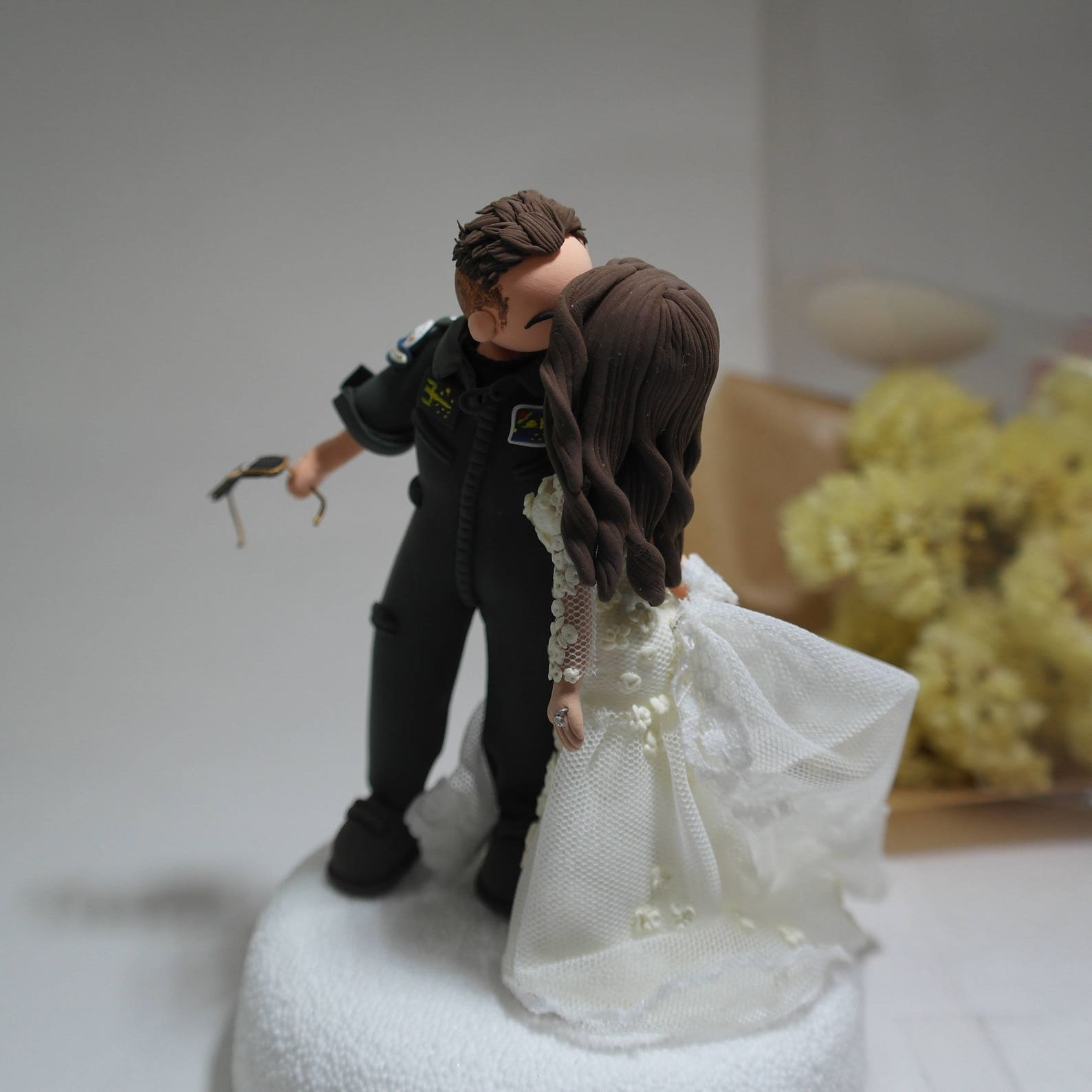 Pilot Military Theme Wedding Cake Topper | Etsy