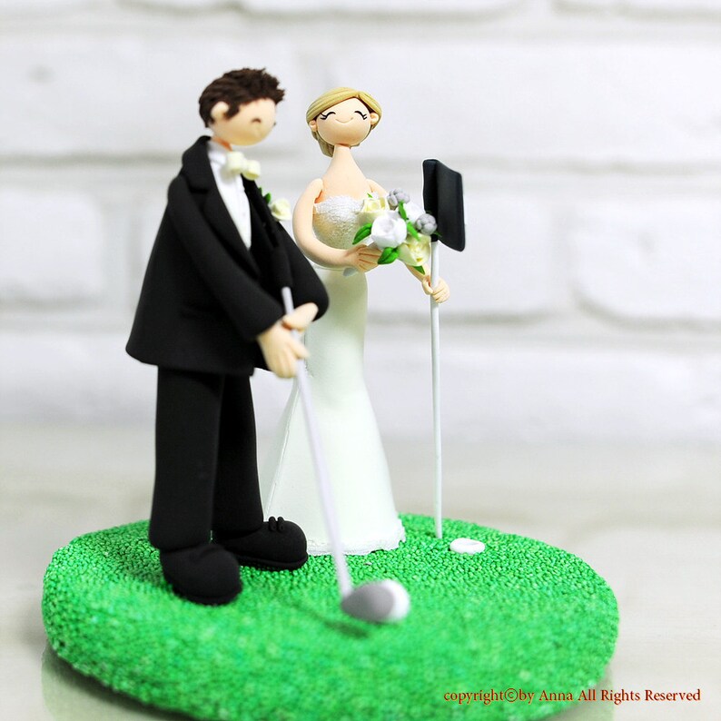 Golfer Golf Mania Custom Wedding Cake Topper Decoration Gift - Etsy
