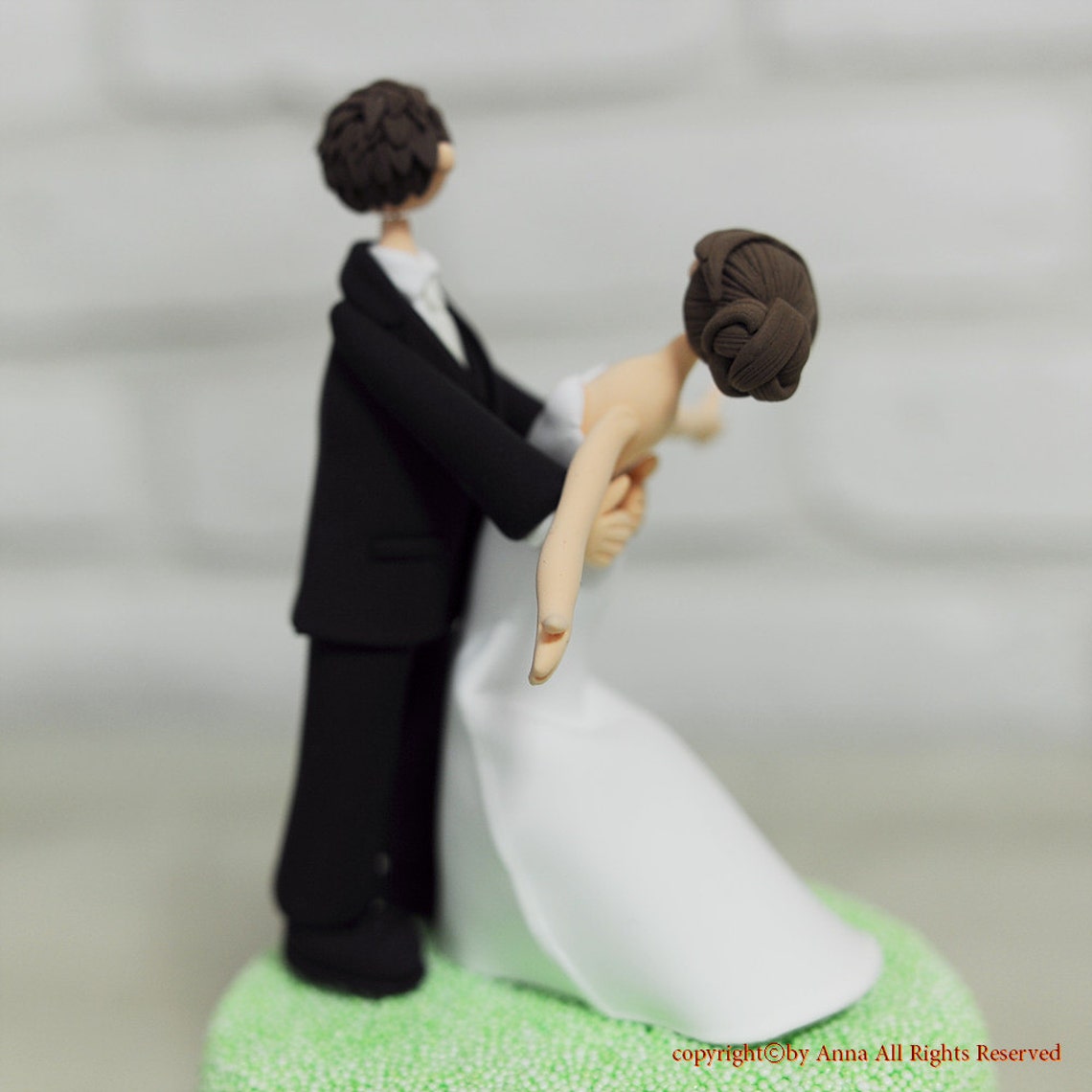 Cute Couple Wedding Cake Topper Gift Decoration Be in the - Etsy