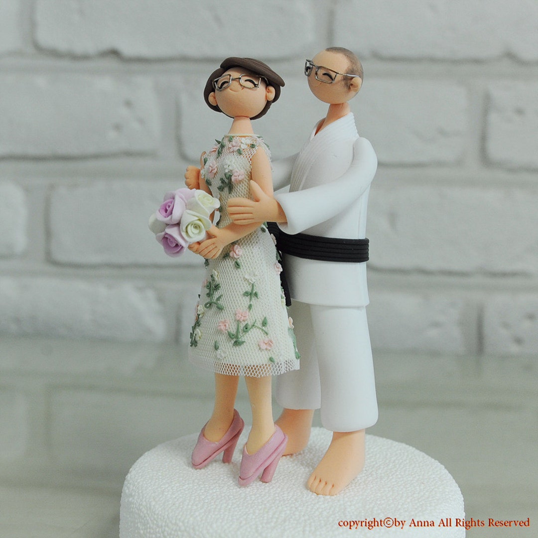 Judo Hapkido Jujitsu Custom Wedding Cake Topper Decoration - Etsy Australia
