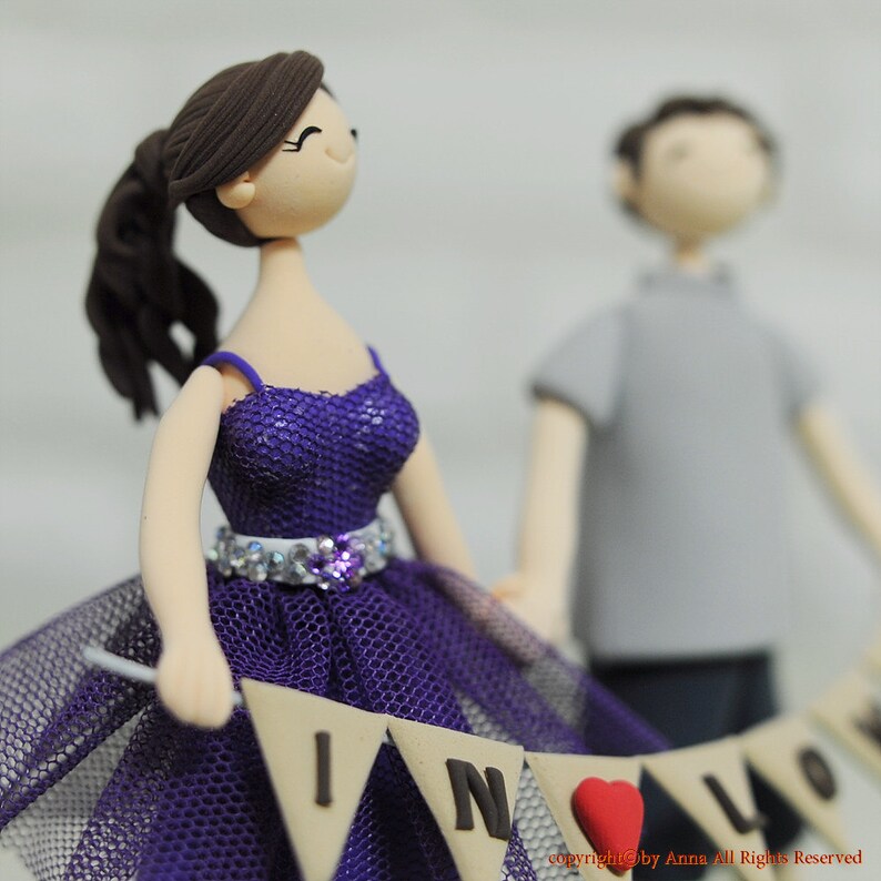 Couple With in Love Photo Prop Custom Wedding Cake Topper - Etsy
