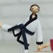 Teacher Bride and Jujit-su Mania Groom Wedding Cake Topper - Etsy