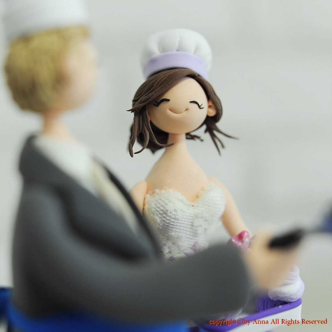 Chef Couple Custom Wedding Cake Topper Decoration Gift - Etsy