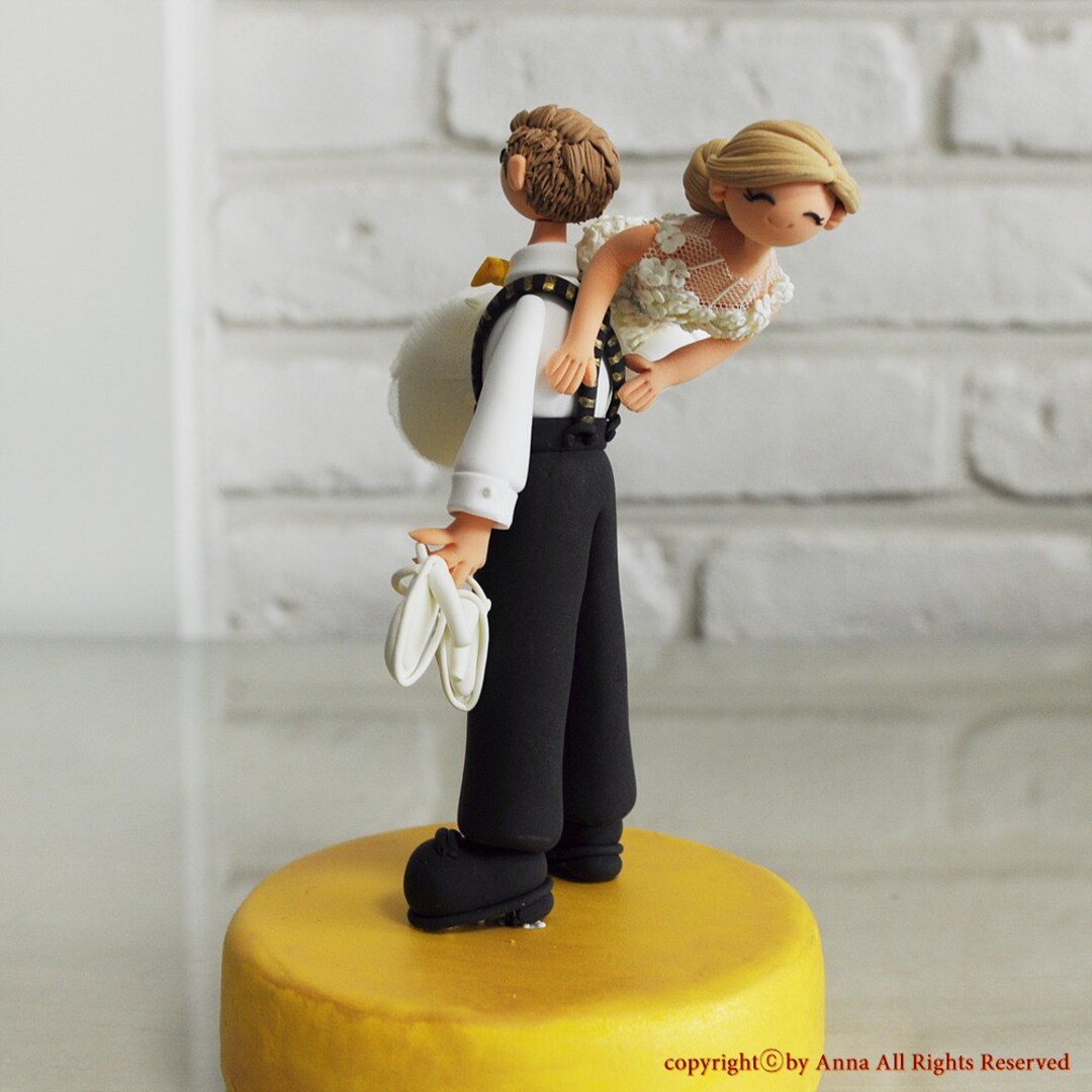 Cute Couple Wedding Cake Topper -I Will Take You There - Etsy