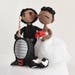 Fencing Couple Custom Wedding Cake Topper - Etsy