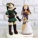 Custom Cake Topper link and Princess Zelda From the Legend of Zelda - Etsy