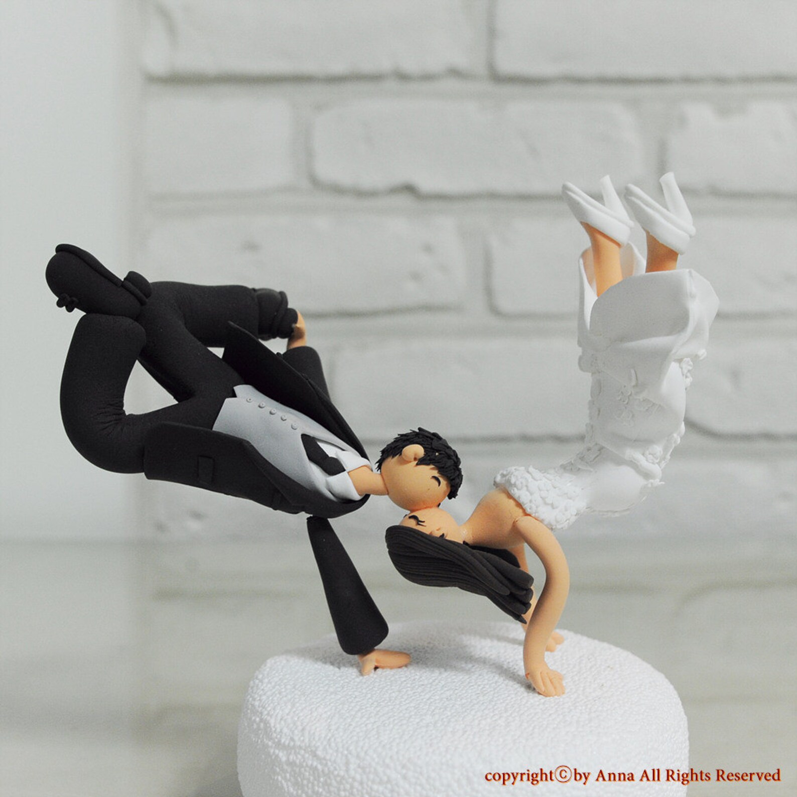 Custom Wedding Cake Topper Break Dancing Couple Cake Topper - Etsy
