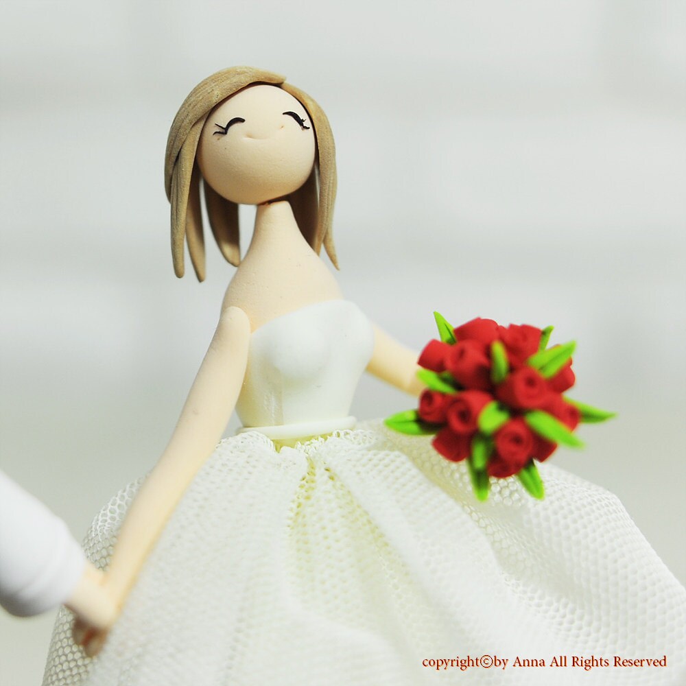 Custom Wedding Cake Topper Playing Roller Blades and Skates | Etsy