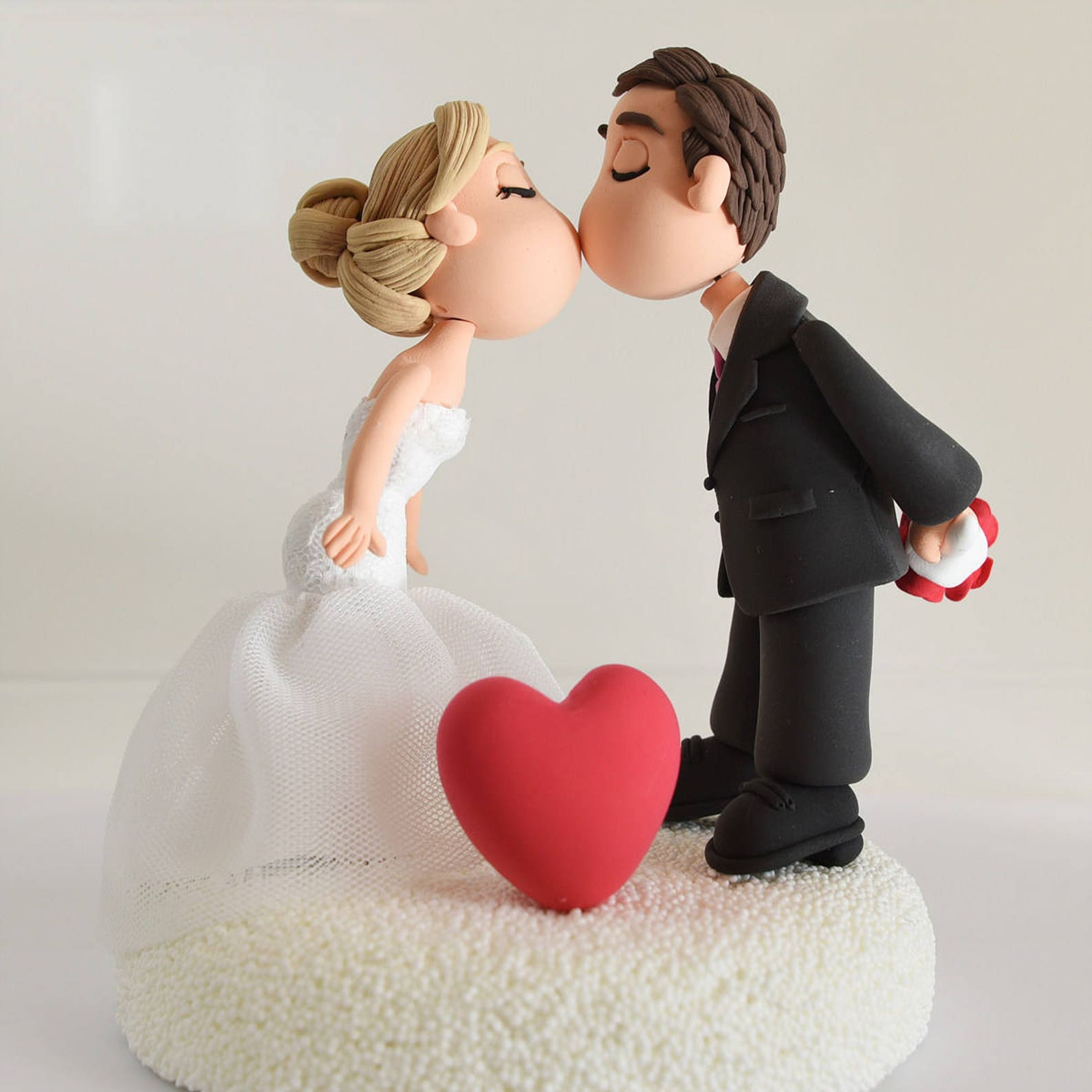 Lovely Couple Custom Wedding Cake Topper - Etsy