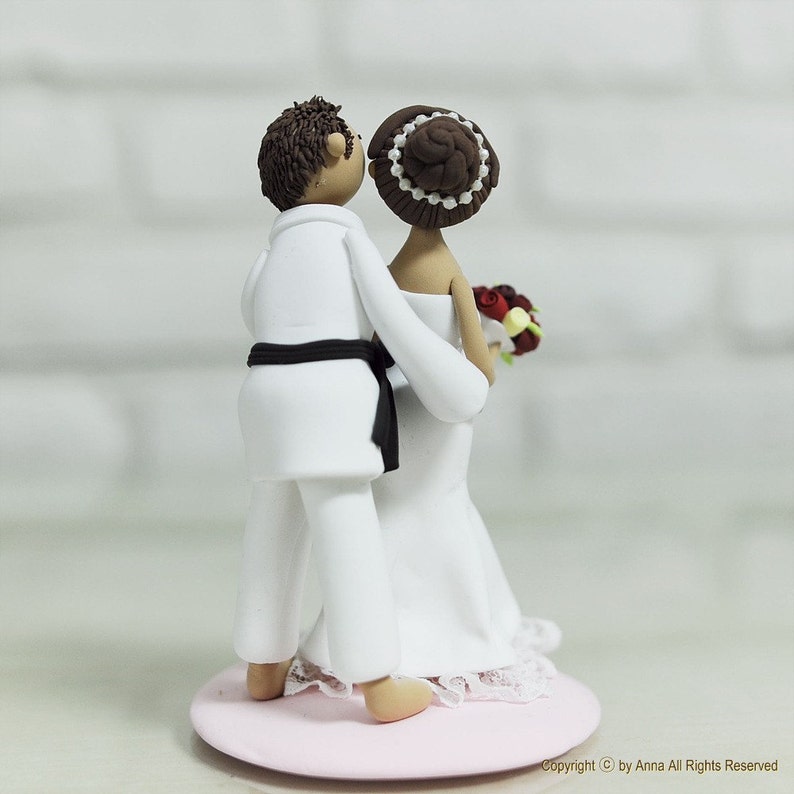 Jujitsu Judo Sports Wedding Cake Topper Decoration Gift Keepsake ...
