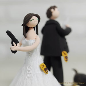 Police, Agent, Law Inforcement Custom Wedding Cake Topper Gift ...