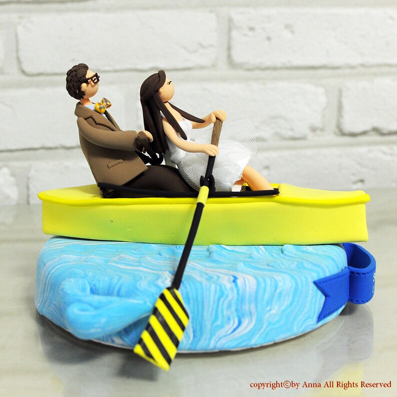 Sport of Rowing Boat Custom Wedding Cake Topper Decoration Gift - Etsy