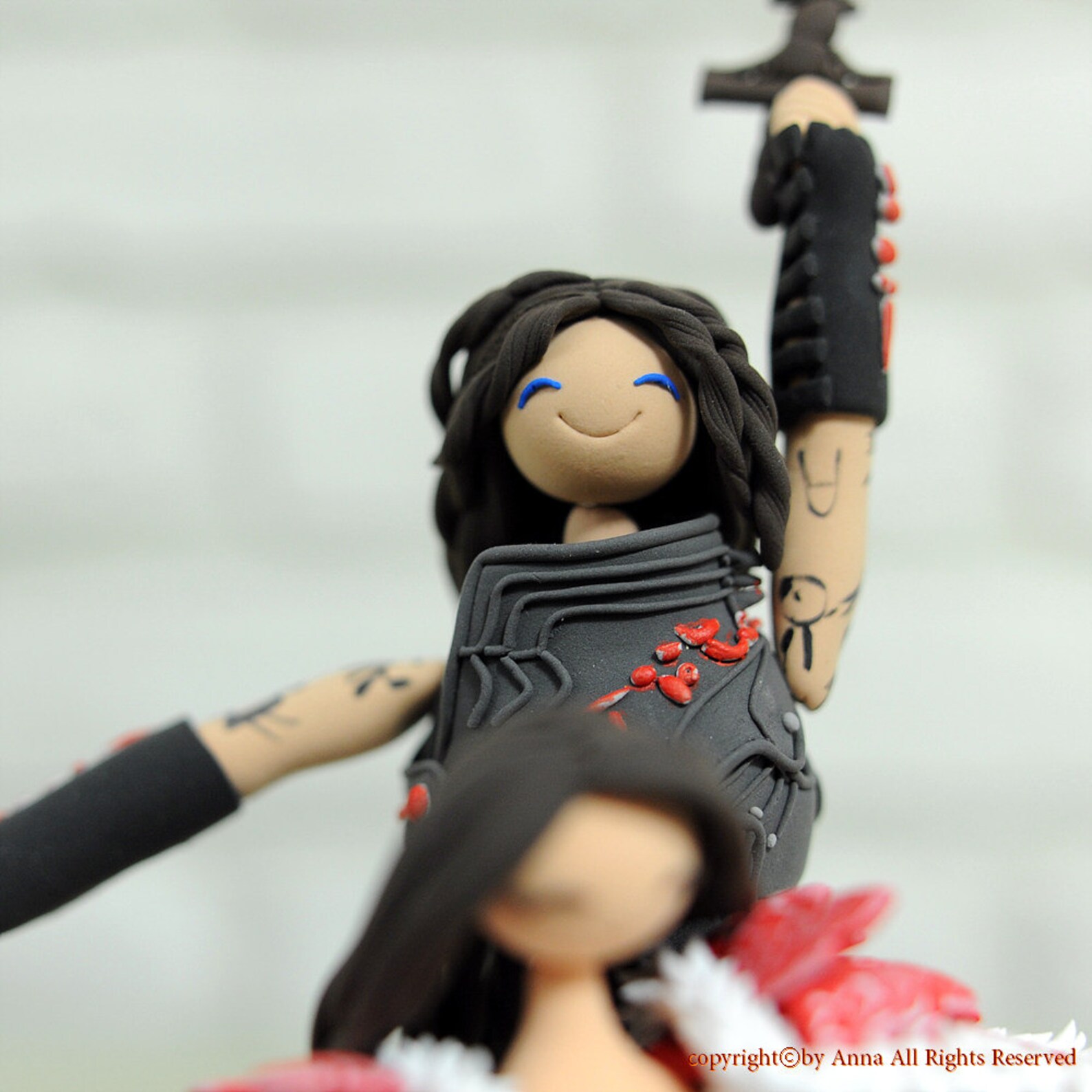 Barbarian Theme Custom Wedding Cake Topper Decoration Keepsake - Etsy