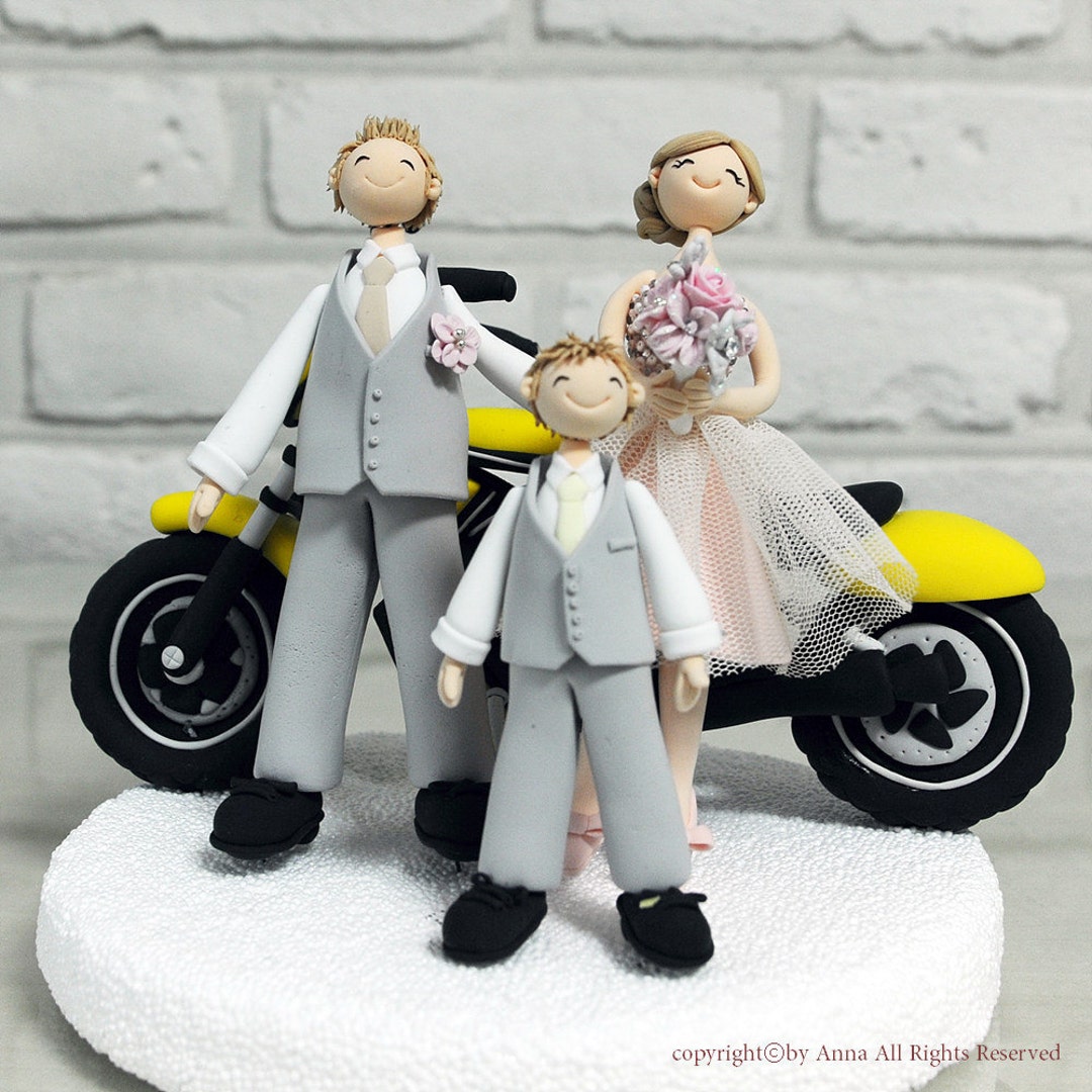 Custom Cake Topper -harley Davidson Theme- - Etsy
