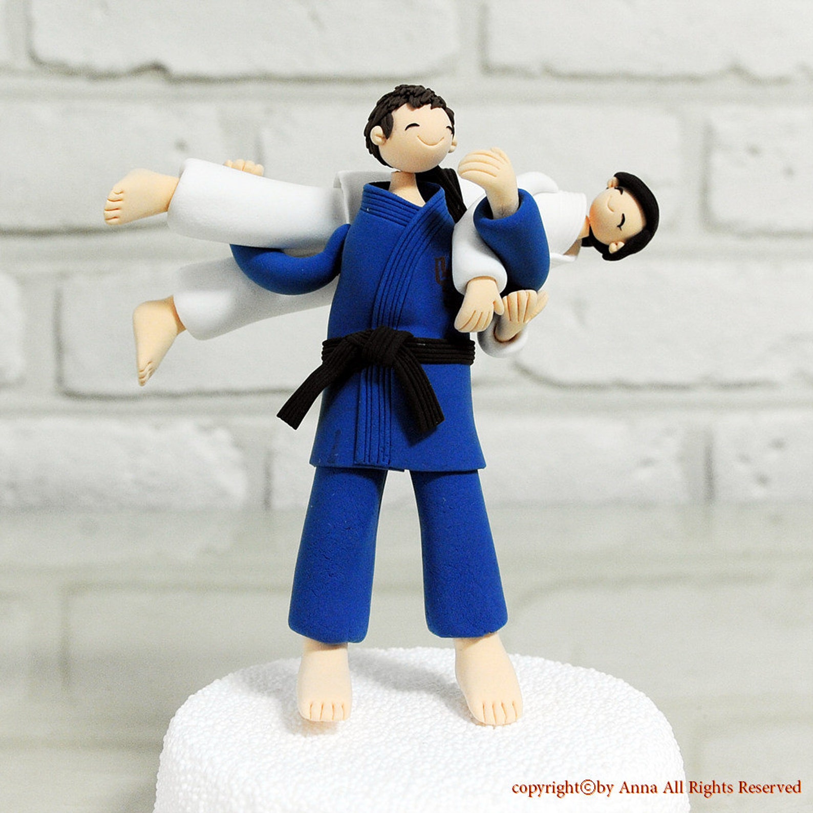 Jiu Jitsu, Judo Sports GI Personalized Wedding Cake Topper - Etsy