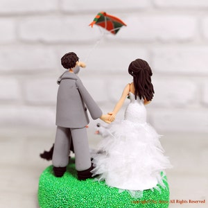 Flying Kite Couple Custom Wedding Cake Topper Gift Decoration - Etsy