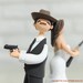 Custom Wedding Cake Topper - Detective Couple - - Etsy