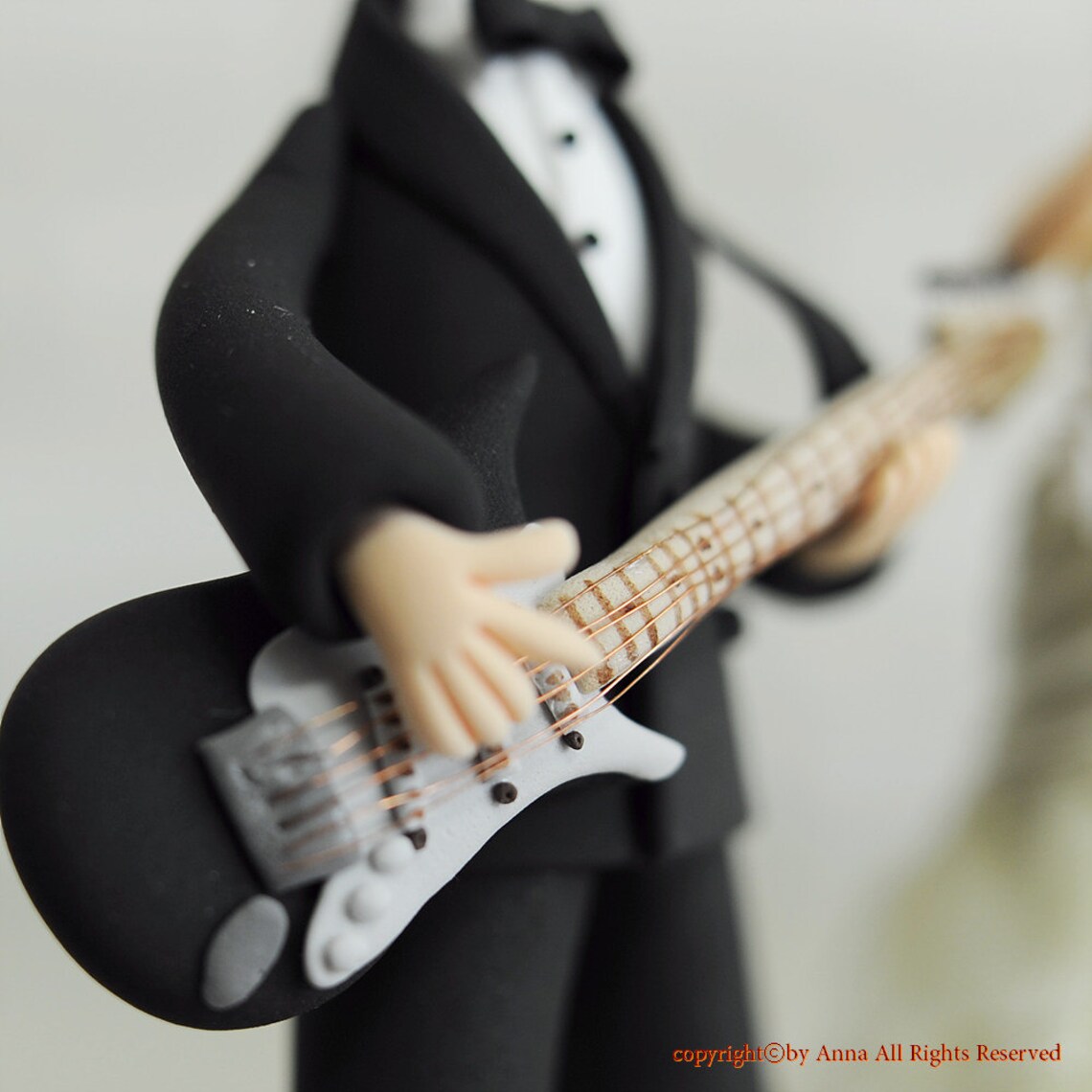 Custom Wedding Cake Topper - Musician Guitarlist Singer - Gift ...