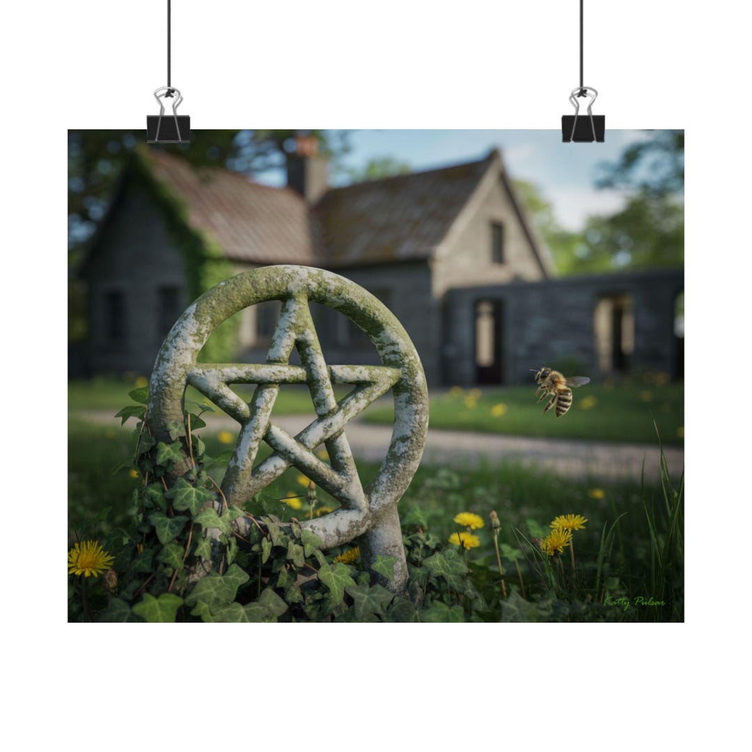 13 Symbols Series: "pentacle" -- Poster Print, Protective Magic ...