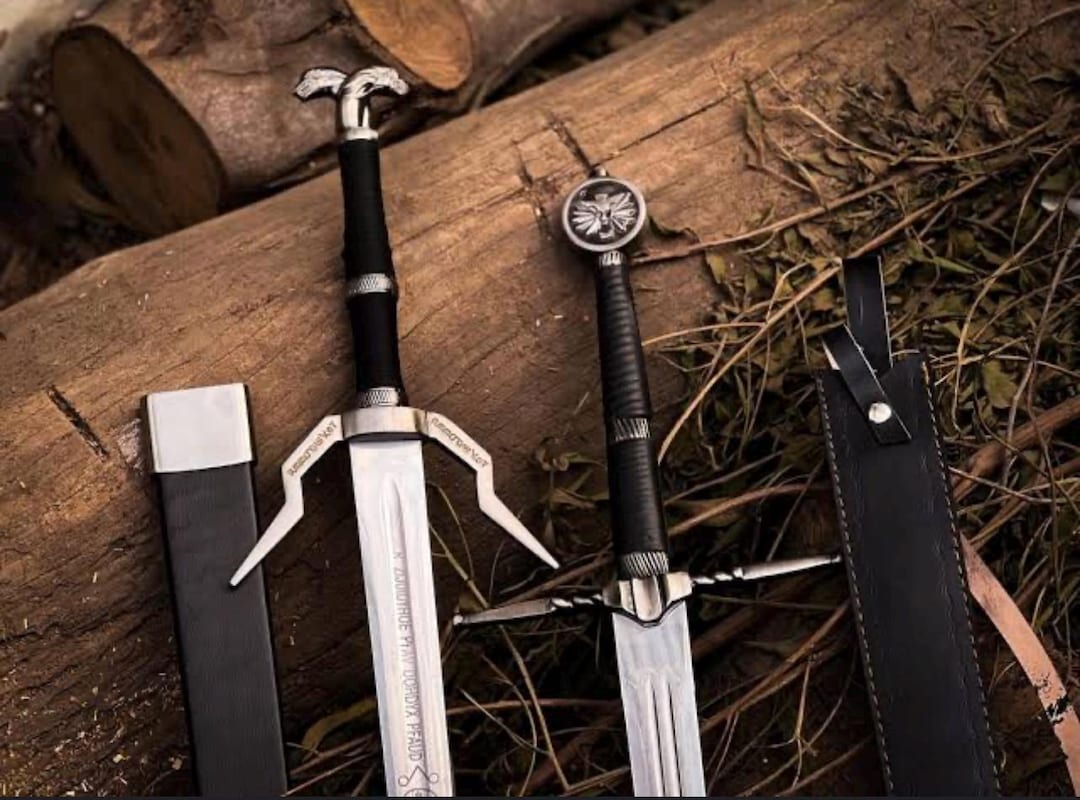 Witcher Sword Set | Geralt’s Twin Swords for Decoration | Wolf ...