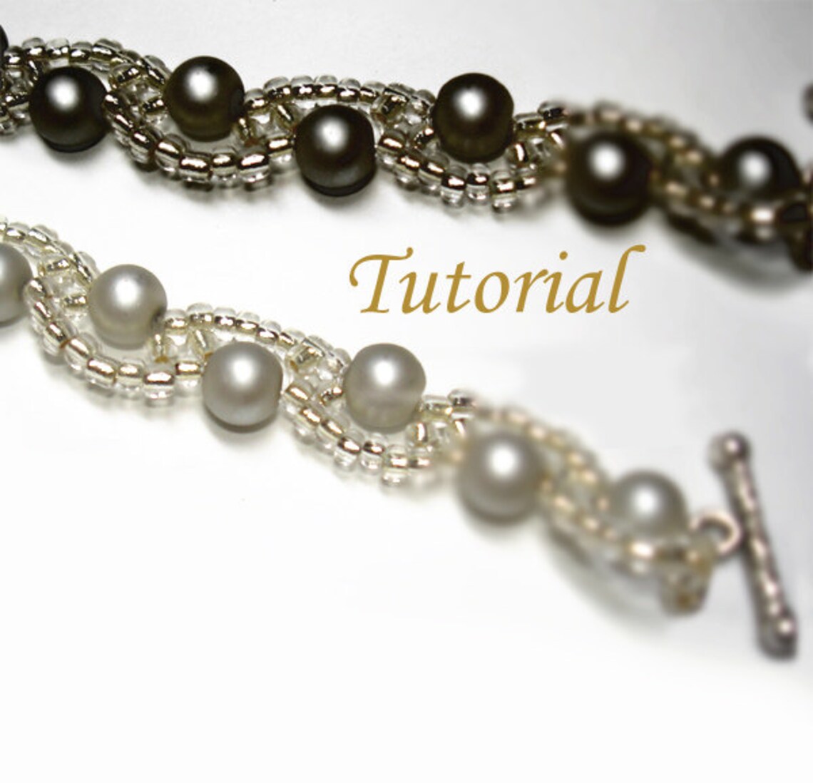 Beading Tutorial - Beaded Barely Wavy Bracelet Pattern - Etsy