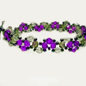 Beading Tutorial - Beaded Rose Garden Bracelet - Etsy