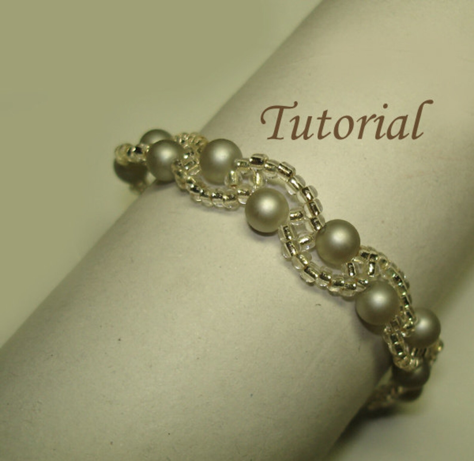 Beading Tutorial - Beaded Barely Wavy Bracelet Pattern - Etsy