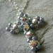Beading Tutorial - Beaded Gray Cross Pendant Religious Pendant Making ...