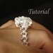 Beading Tutorial - Beaded Snow Diamond Ring Pattern - Etsy