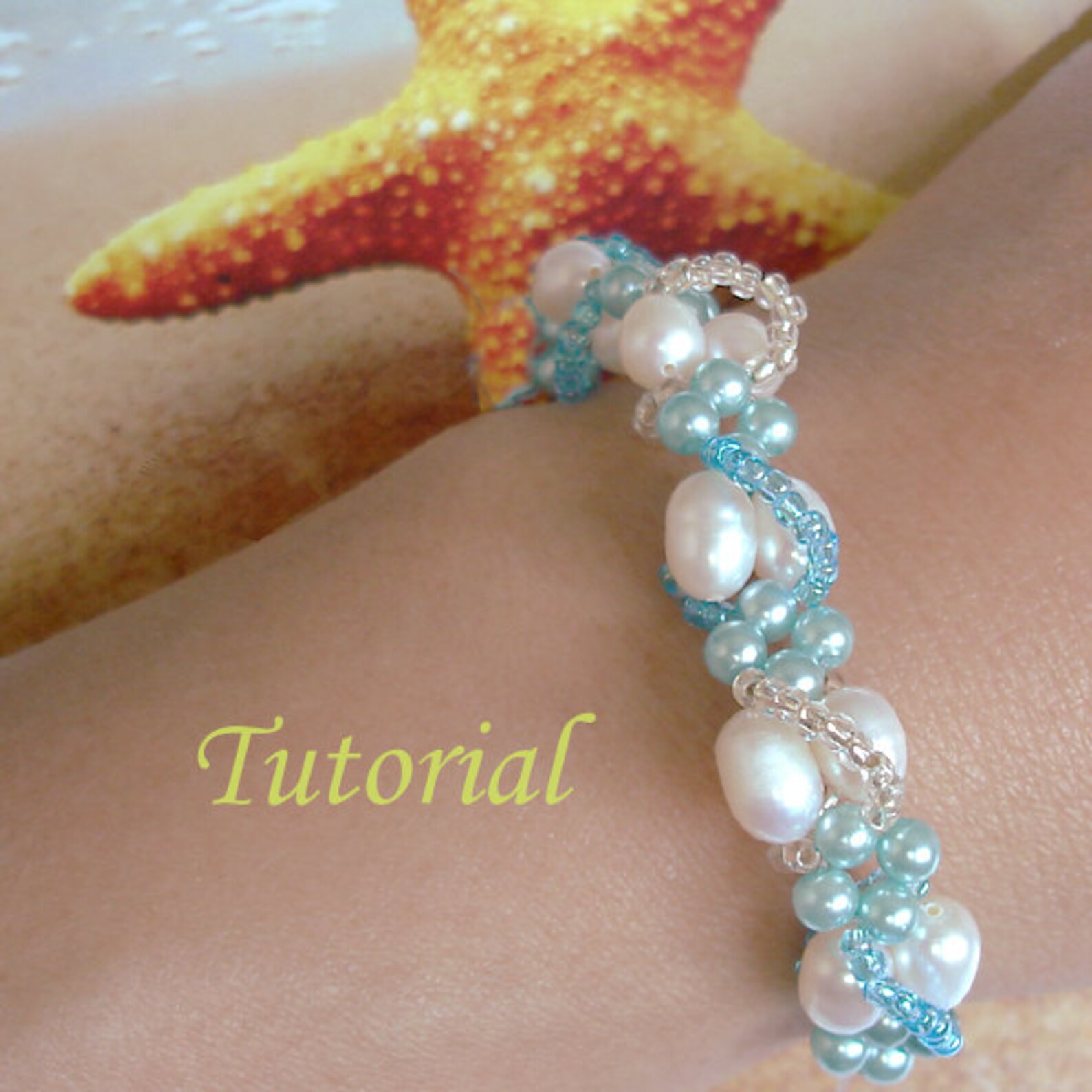 Beads Beading Tutorial Beaded Seashells Spiral Bracelet - Etsy