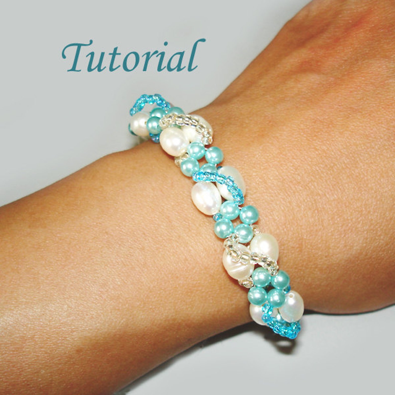 Beads Beading Tutorial Beaded Seashells Spiral Bracelet - Etsy