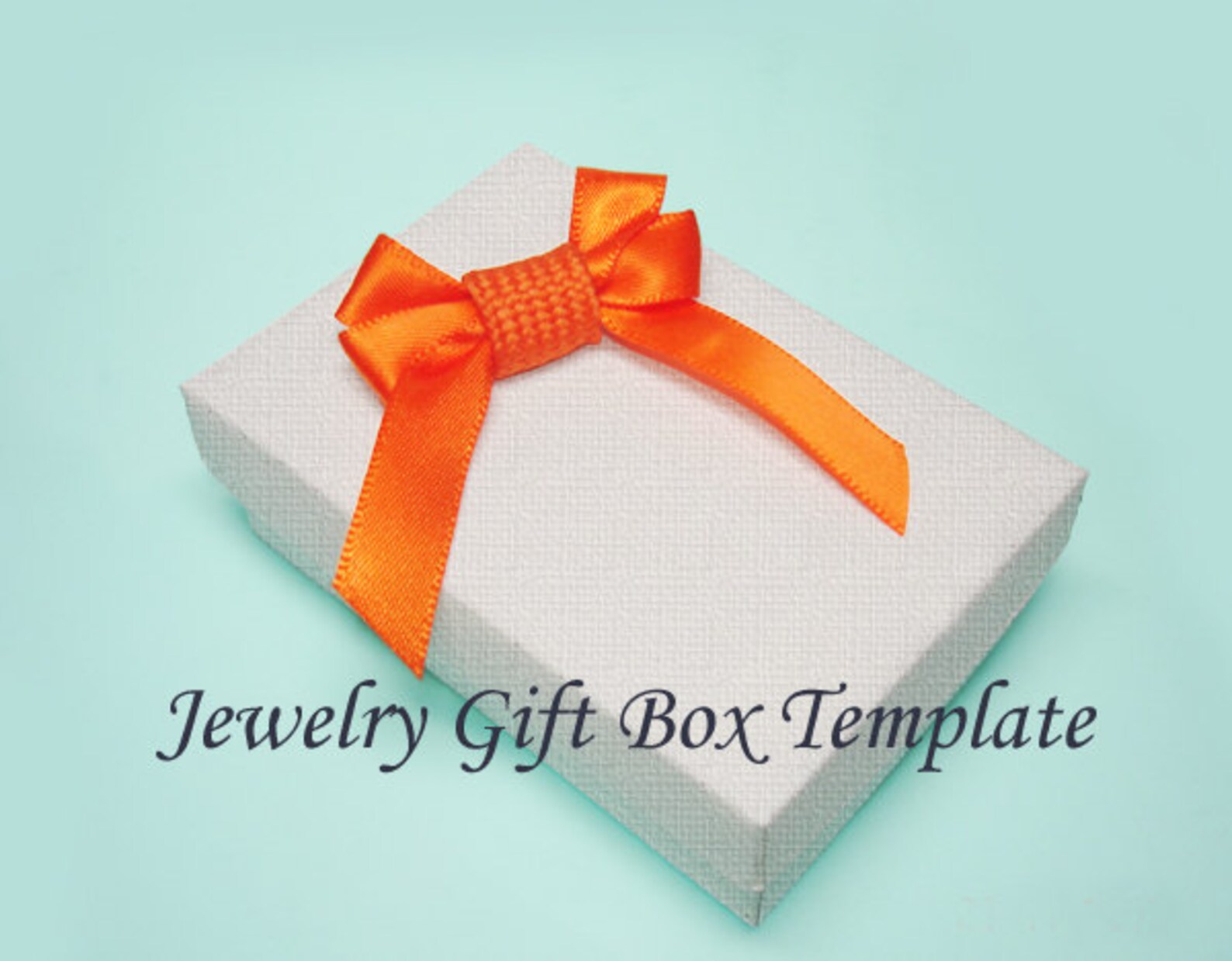 Template Printable Rectangular Jewelry Gift Box - Etsy