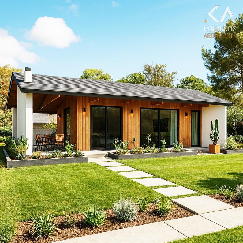 18x34 Ft, 612 Sq Ft + Veranda, 1 Bedroom, Architectural Plans PDF, CAD ...