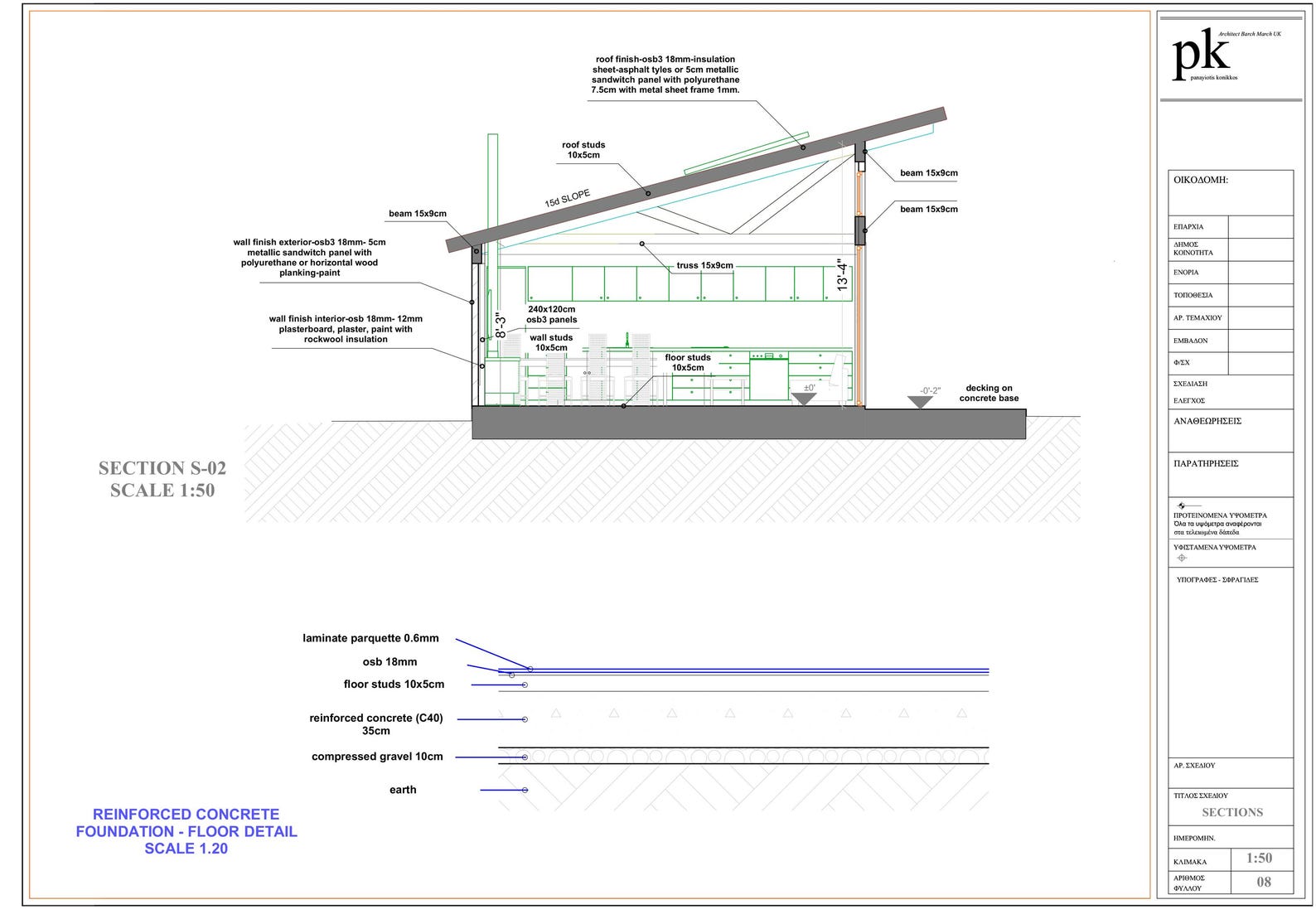 20x30 1 Bedroom Cabin Plans PDF | 600 Sq Ft ADU House Plan With Porch ...