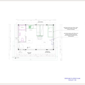 14x20 Ft Studio Plan 280 Sq Ft – Modern Lean-to Shed Cabin - Grey ...