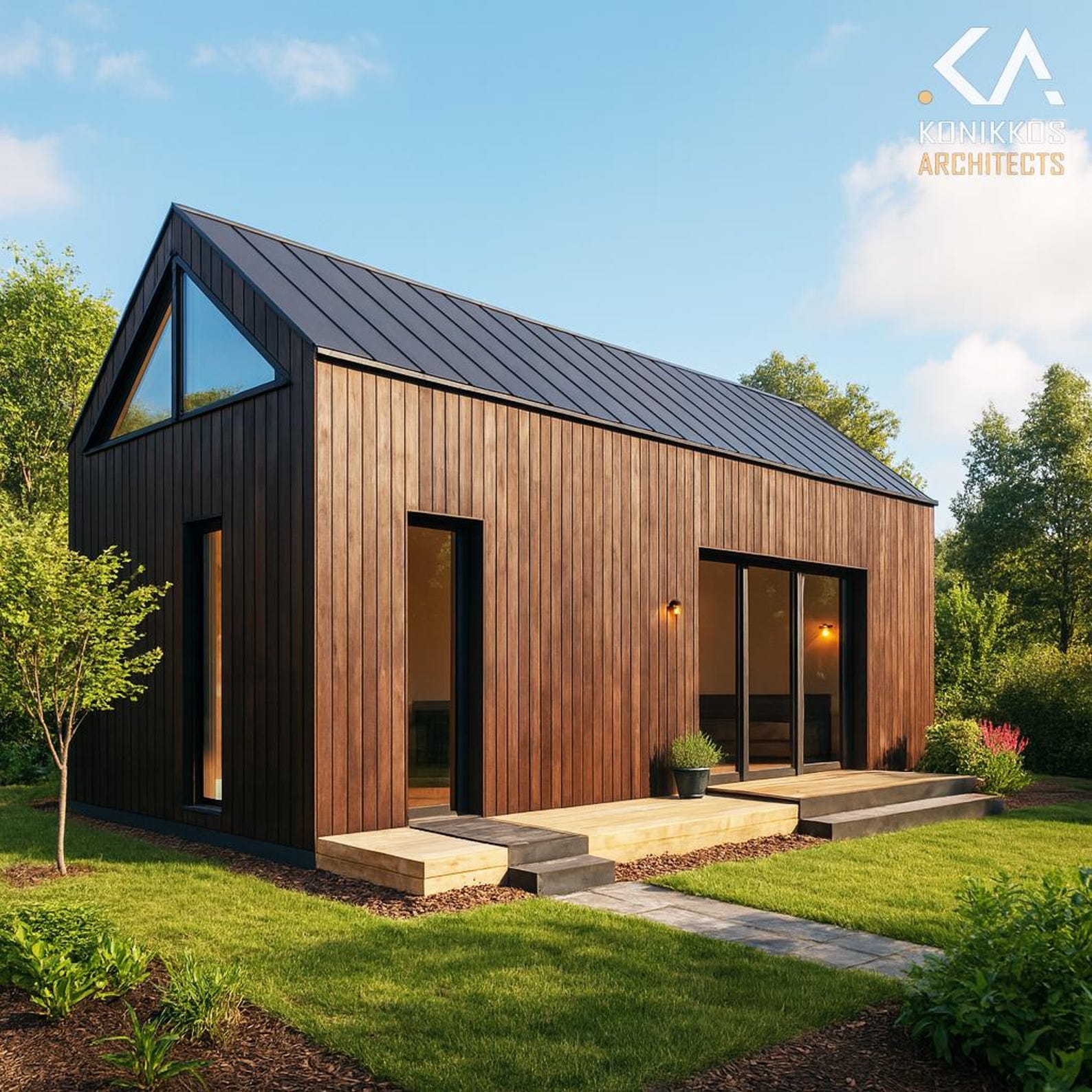 18x38 Ft - 1 Bedroom 684 Sq Ft - Modern Barn House Design ...