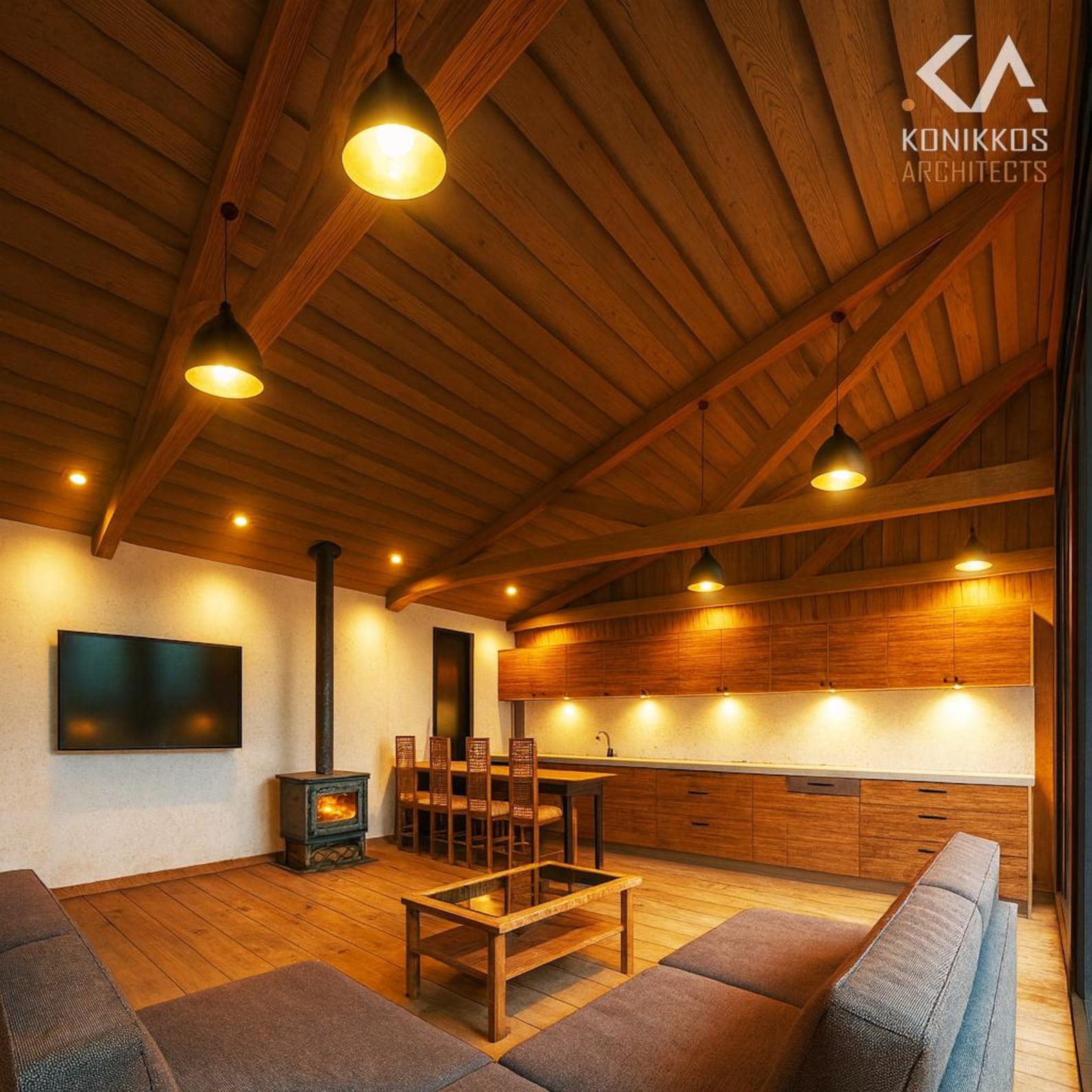 20x30 - 1 Bedroom Cabin Plans | 600 Sq Ft ADU House Plan With Porch ...