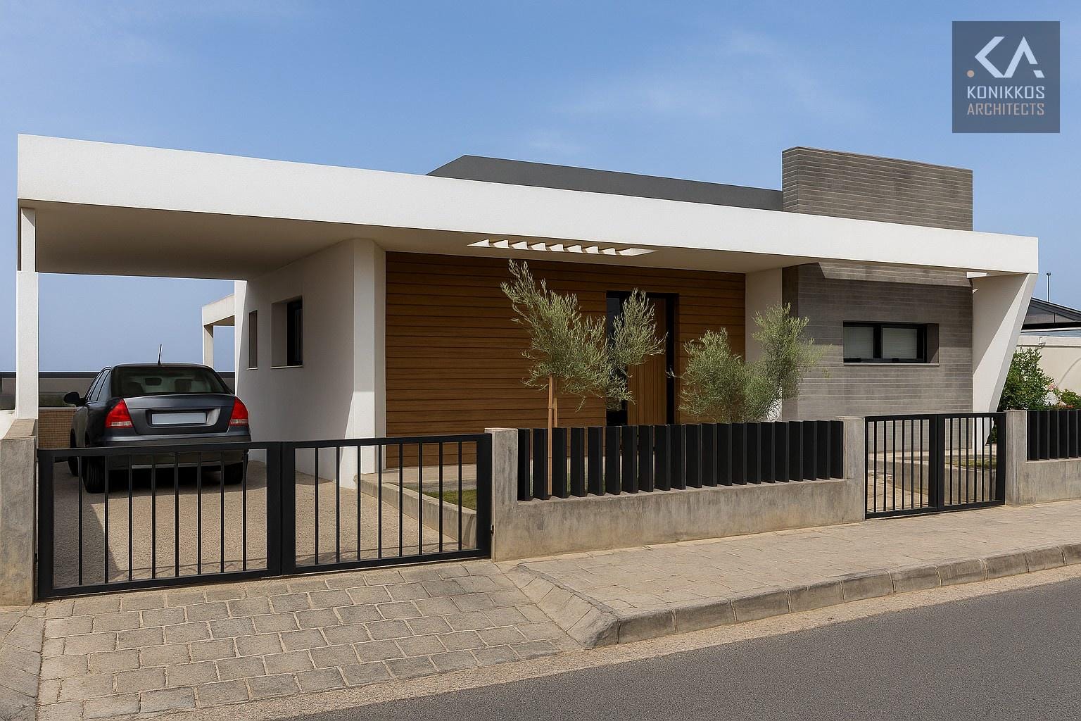 Modern 2 Bedroom House Plan – 950 Sq Ft | One-story Villa With Pool ...