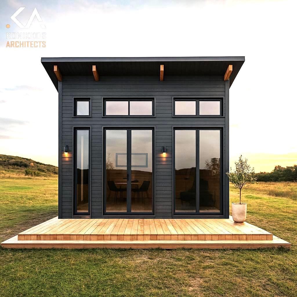 12x16 Ft Backyard Office Custom Shed Plan – 200 Sq Ft Interior + Half ...