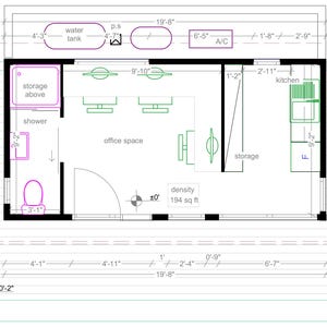 10x20ft Storage Shed / Home Office – 200 Sq Ft - Lean Roof, Full Bath ...