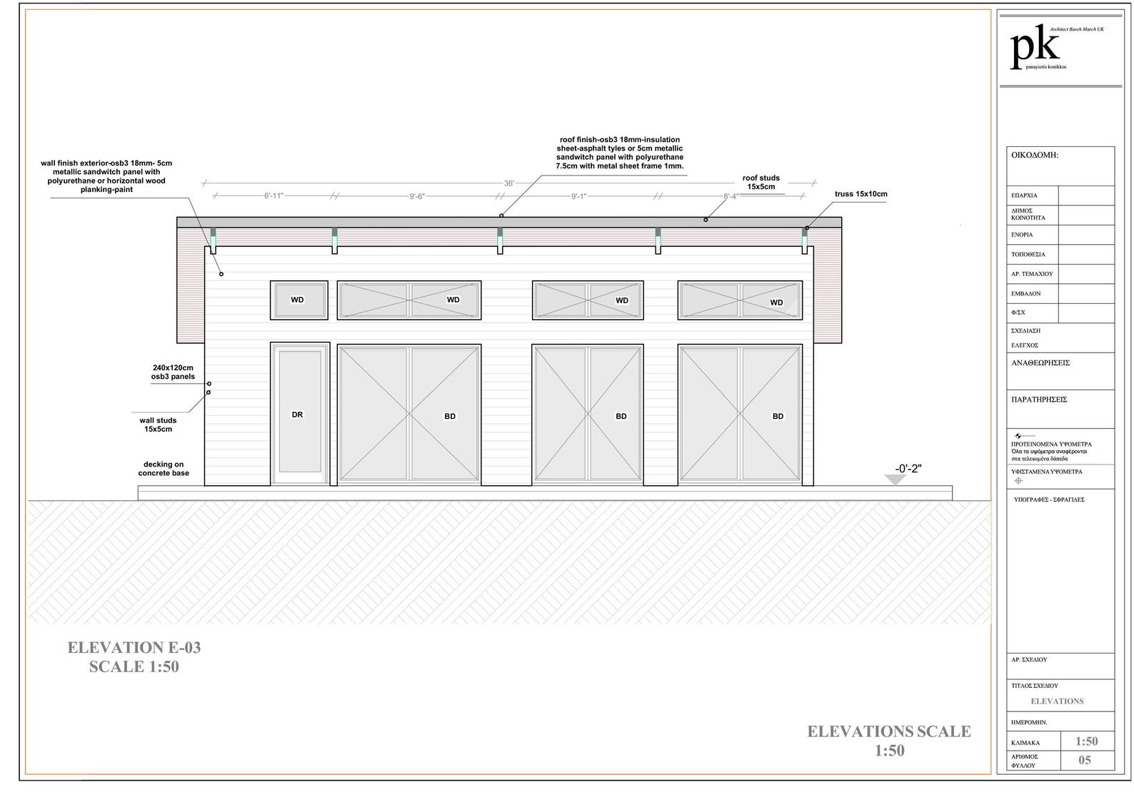20x36 Ft - 2 Bedroom Cabin • 720 Sq. Ft • Grey Siding • Single Slope ...
