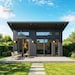 20x30 Ft - 1 Bedroom Cabin Plans - 600 Sq. Ft + Porch, Grey Siding ...