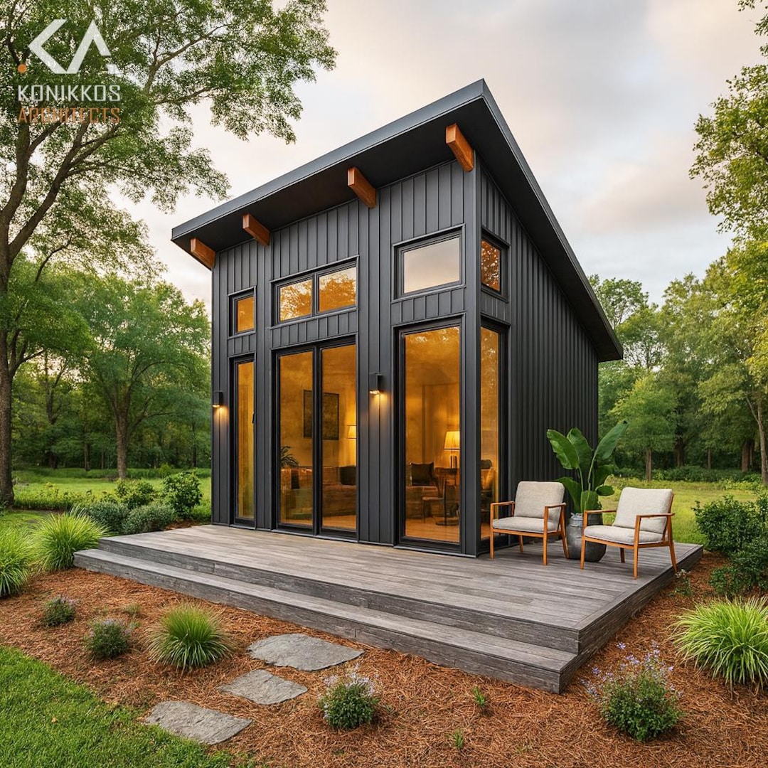 12x14 Ft - Storage - Office 168 Sq Ft, ADU Architectural Plans, Modern ...