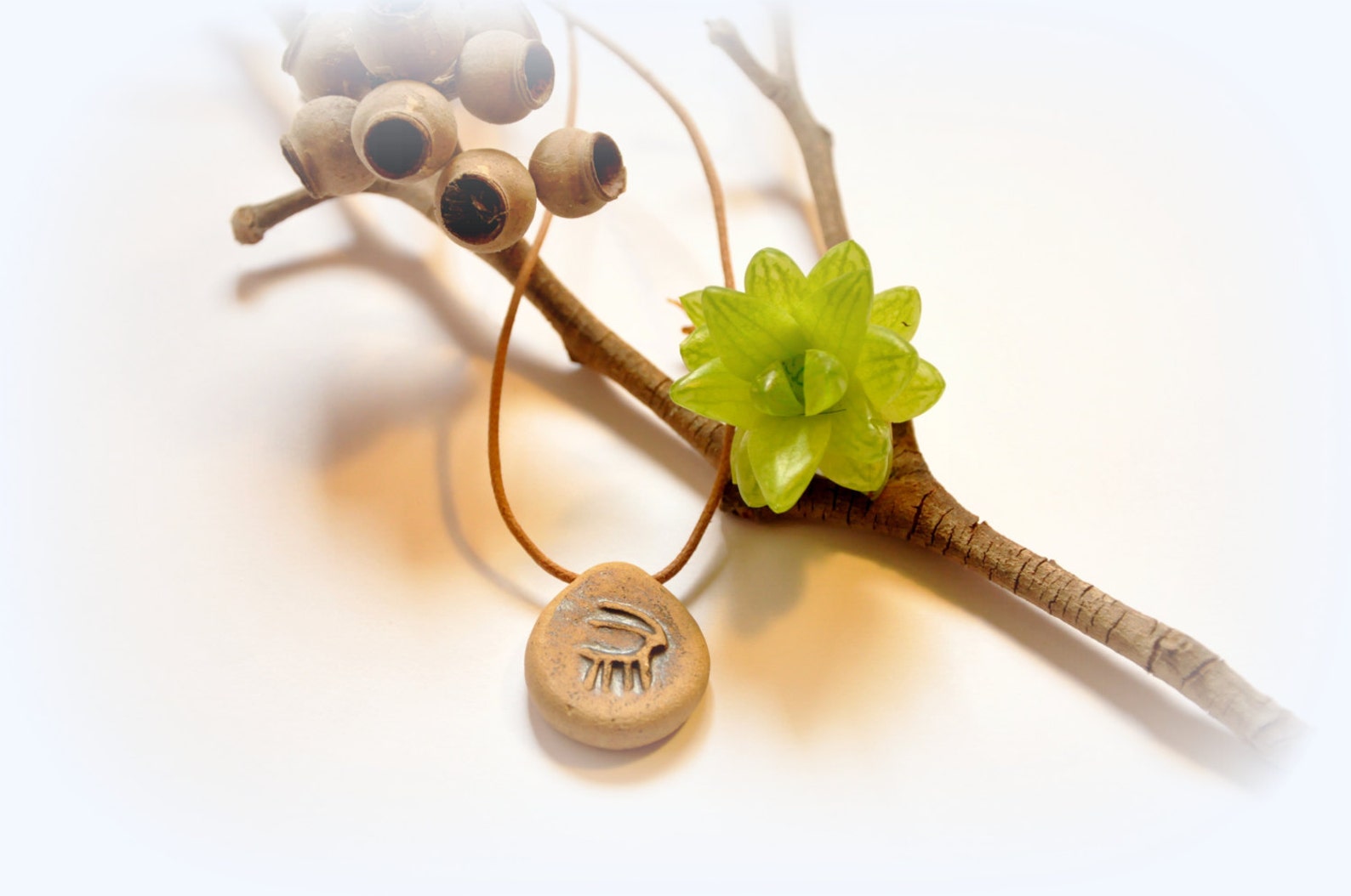 Ceramic Pendant Necklace Primitive Jewelry Animals Ceramic - Etsy