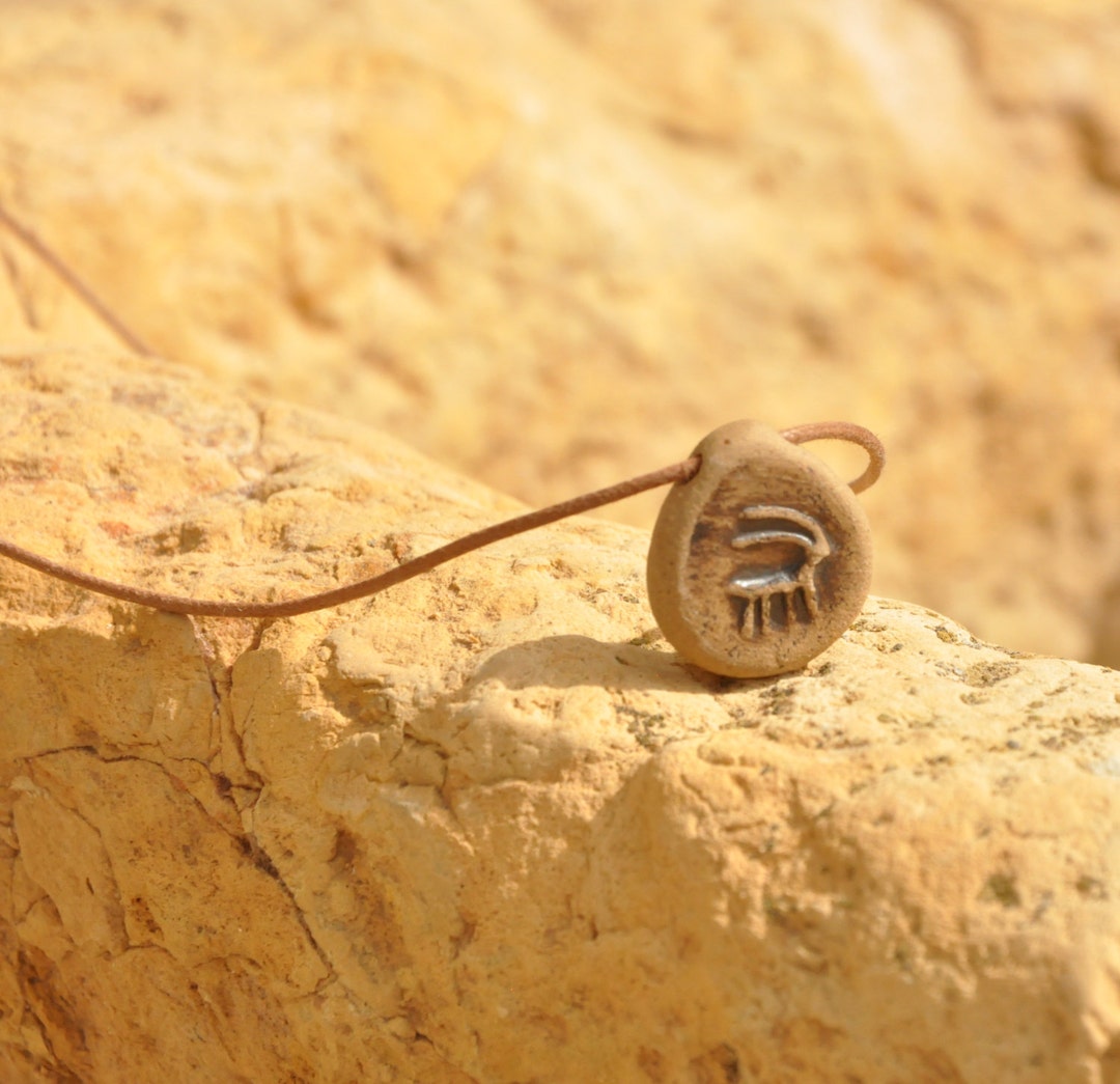 Ceramic Pendant Necklace | Primitive Jewelry | Animals Ceramic Pendant ...