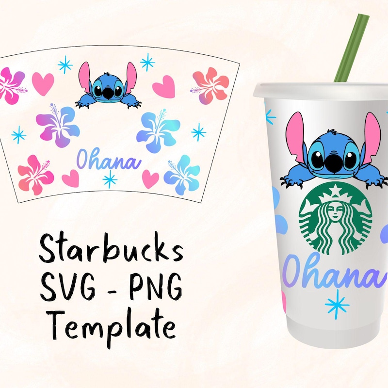 Starbucks Flower Template - Etsy