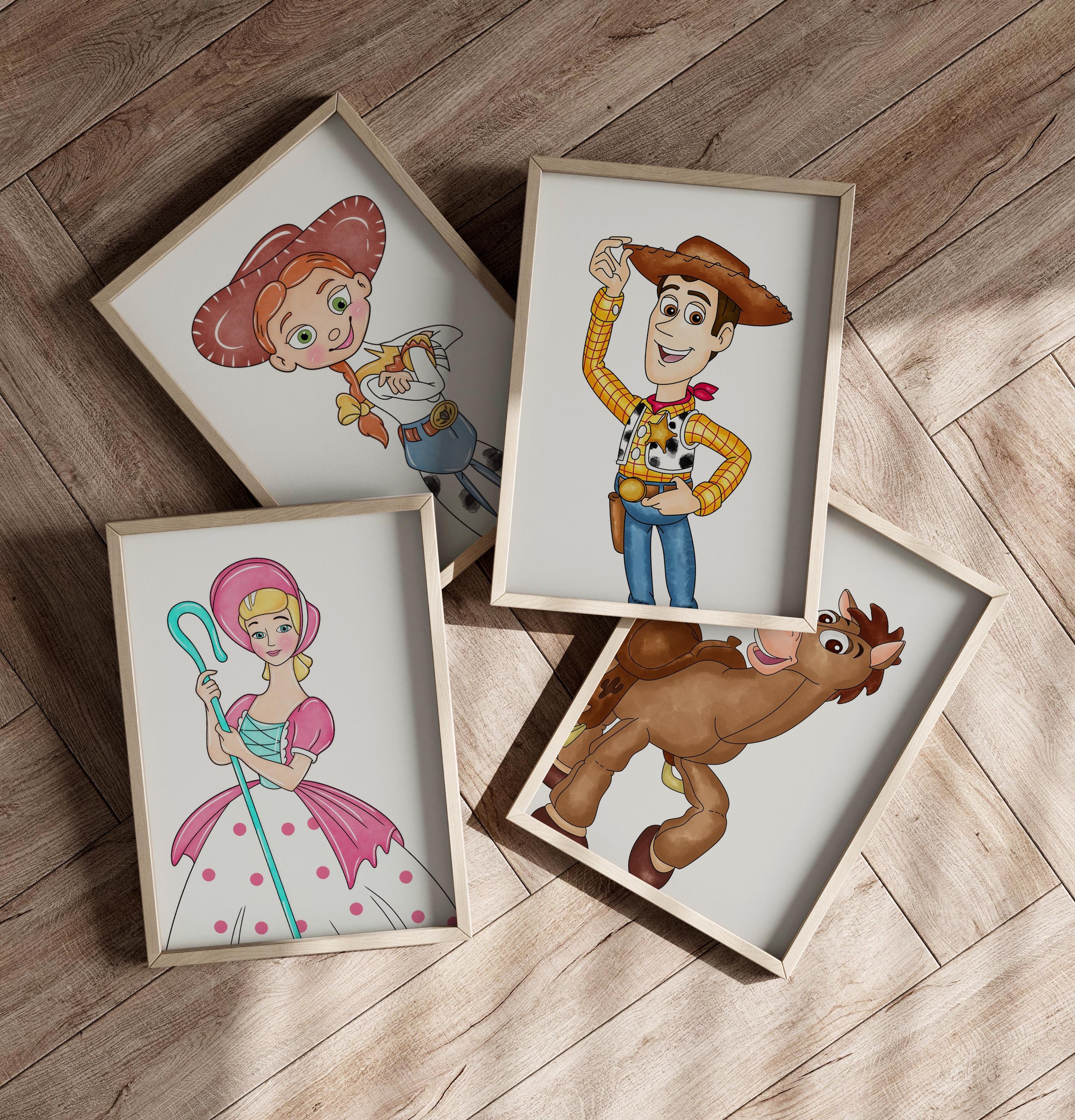 Toy Story Nursery Art Prints, Kids Room Decor (digital File) Set of 15 ...